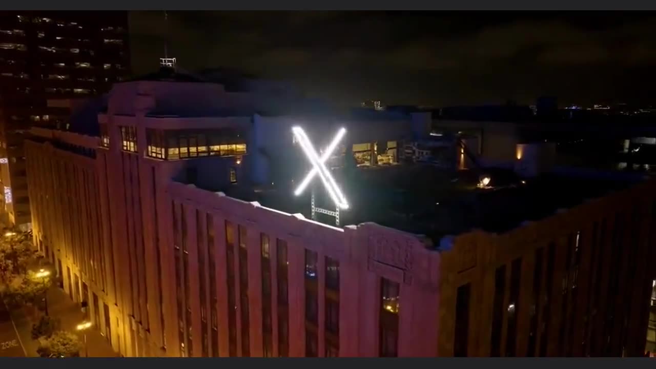 Elon Musk's rebrand of Twitter in full swing as giant X sign appears at ...