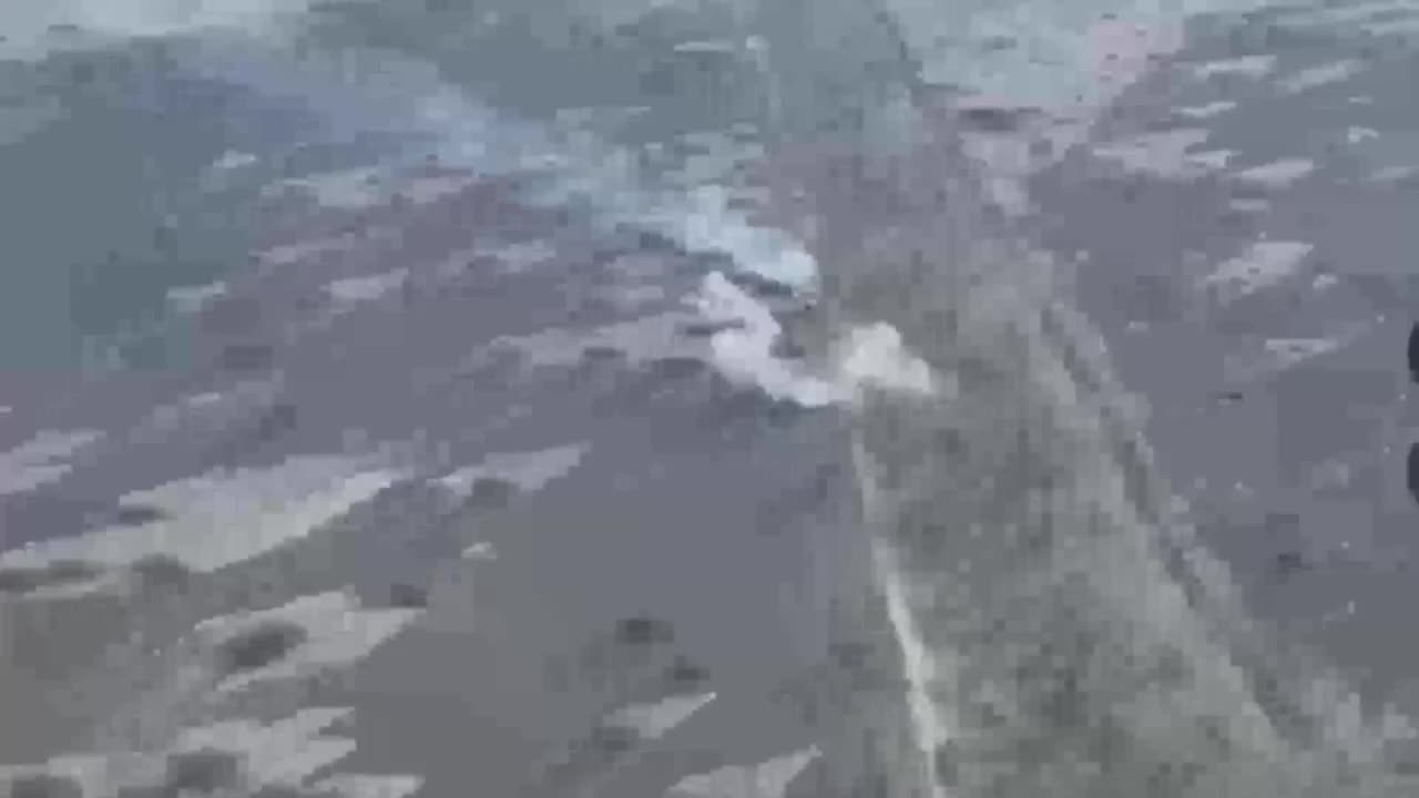Russian Breaching Vehicle Clears a Minefield Under Fire From Ukrainian ...