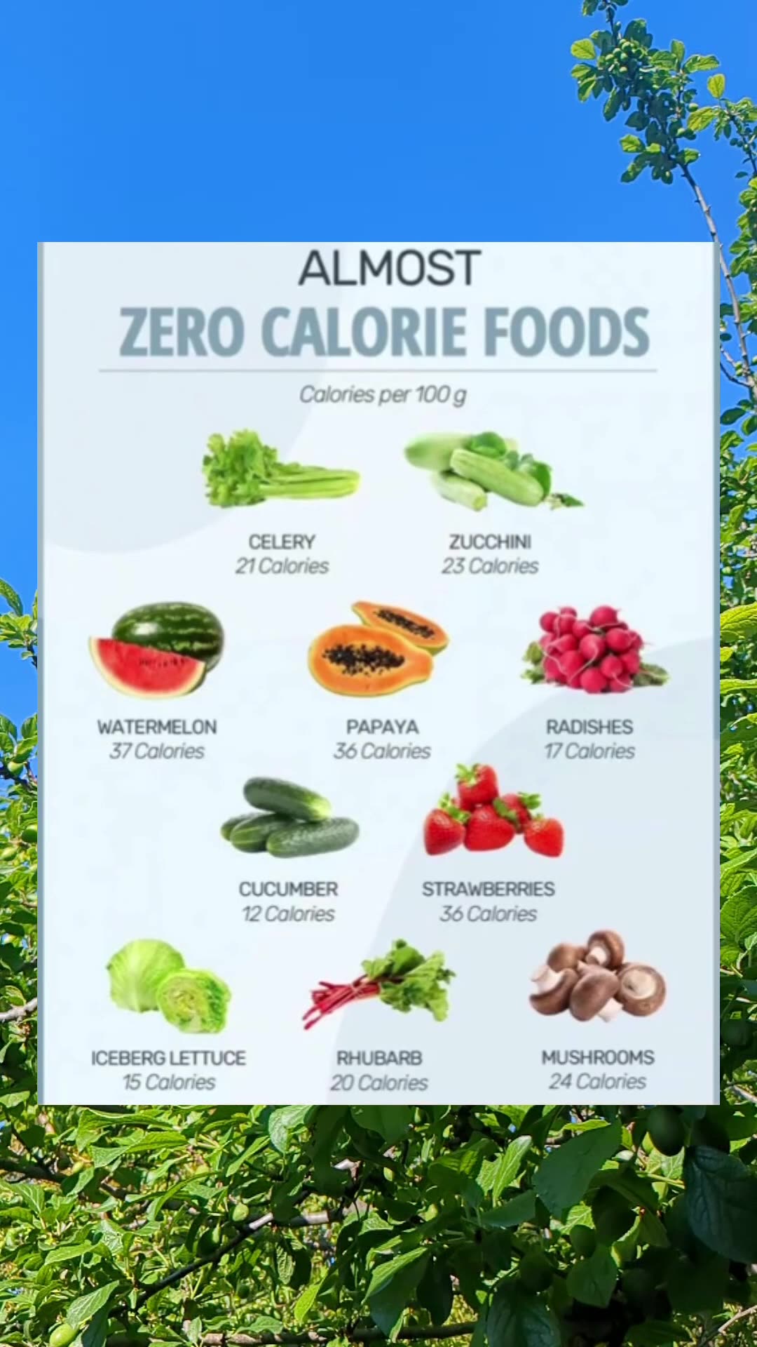 Revealing the ULTIMATE Zero Calorie Foods! #shorts