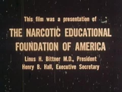 NARCOTICS | OLD B&W MOVIE PRODUCED FOR POLICE (1951)