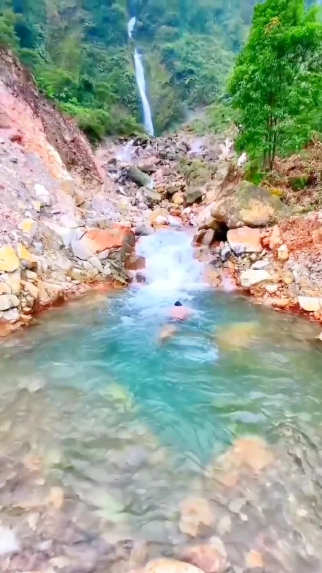 Curug Citambur Sunda Island Indonesia