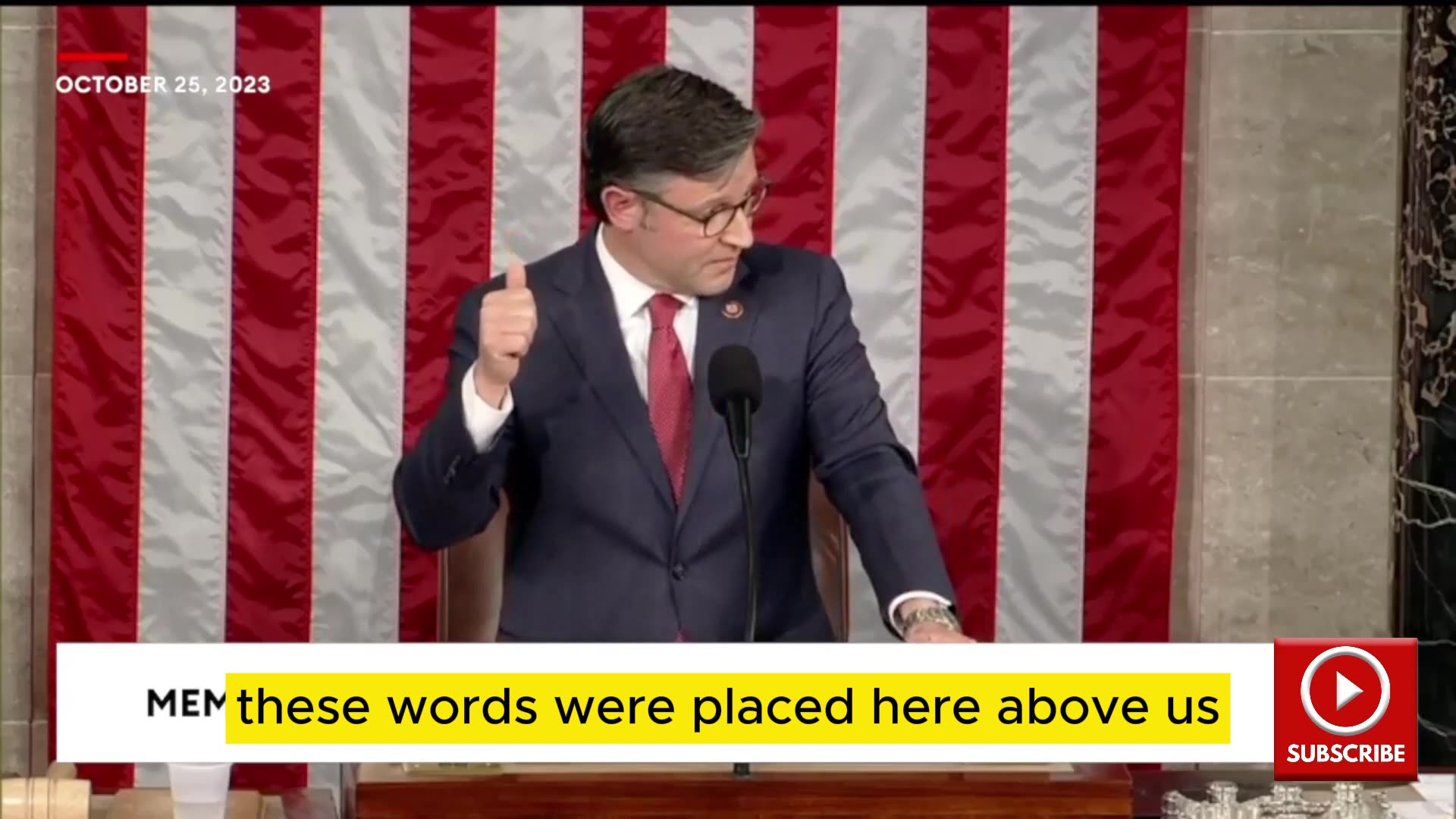 Speaker Mike Johnson gives Most Heartfelt Speech in American History ...
