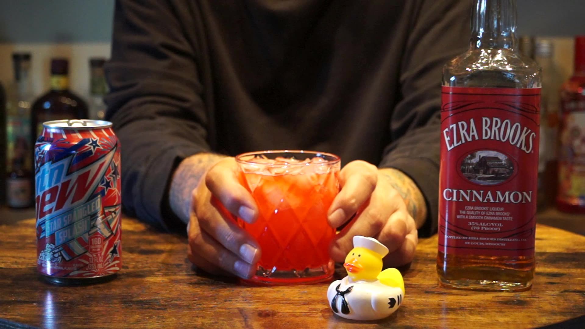 Ronald Russell - Ezra Brooks Cinnamon Whiskey & Mtn Dew Star Spangled ...