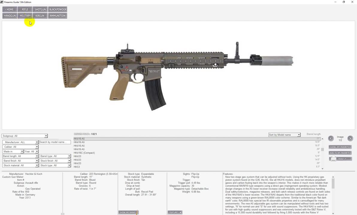 Firearms Guide 13th Edition Guns & Ammo Reference, Value Guide ...