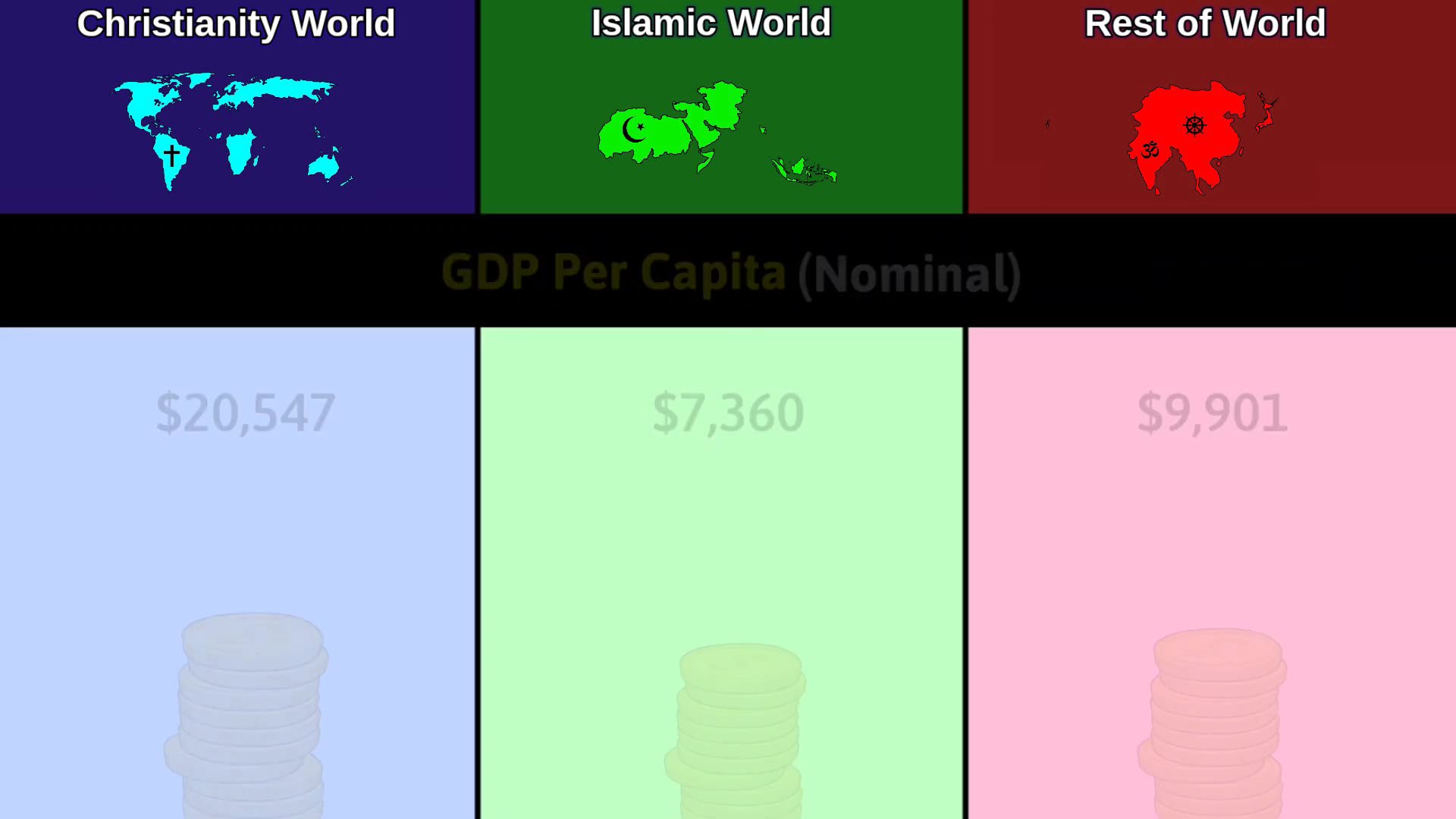 Animated map shows how religion spread around the world