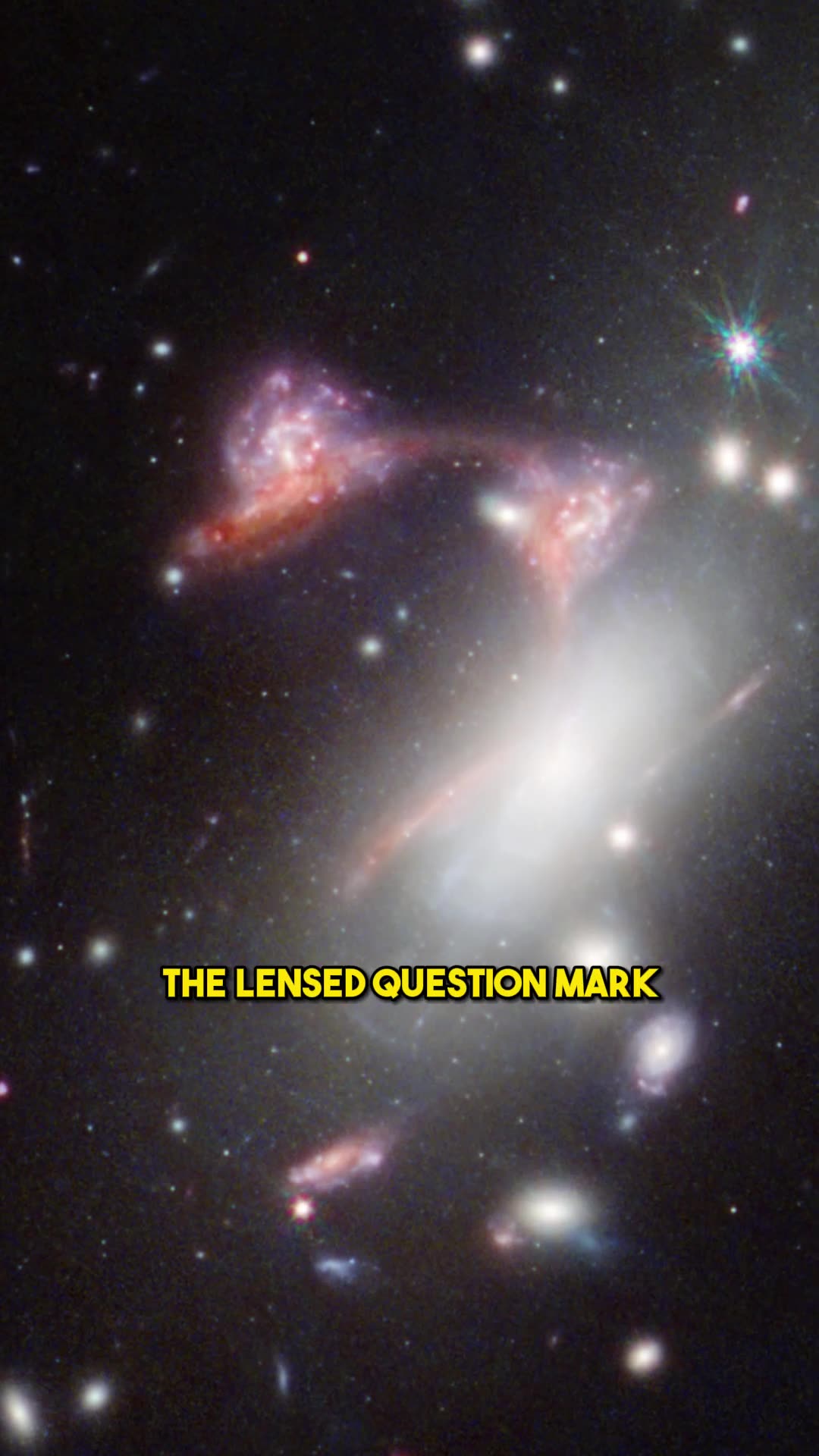 Mind-Blowing_ NASA's Webb Spots a Question Mark-Shaped Galaxy Cluster