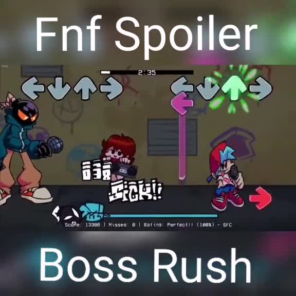 Fnf Spoiler Boss Rush Friday night funkin mod #fnf #fnfmod #fnfedit