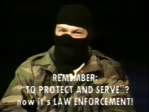Black Ski Mask Here to Protect and Serve
