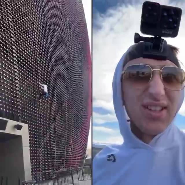 The man who climbed ‘The Sphere’ in Las Vegas is Maison DesChamps, who ...
