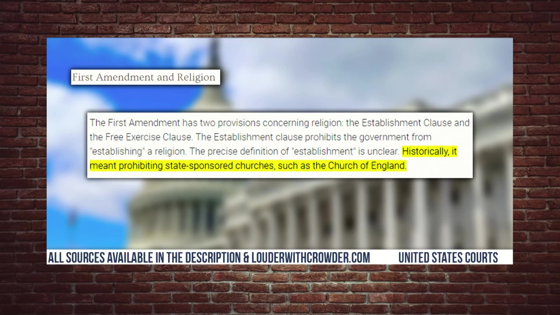 Louder With Crowder Highlight on US Sports: Yes The 10 Commandments ...