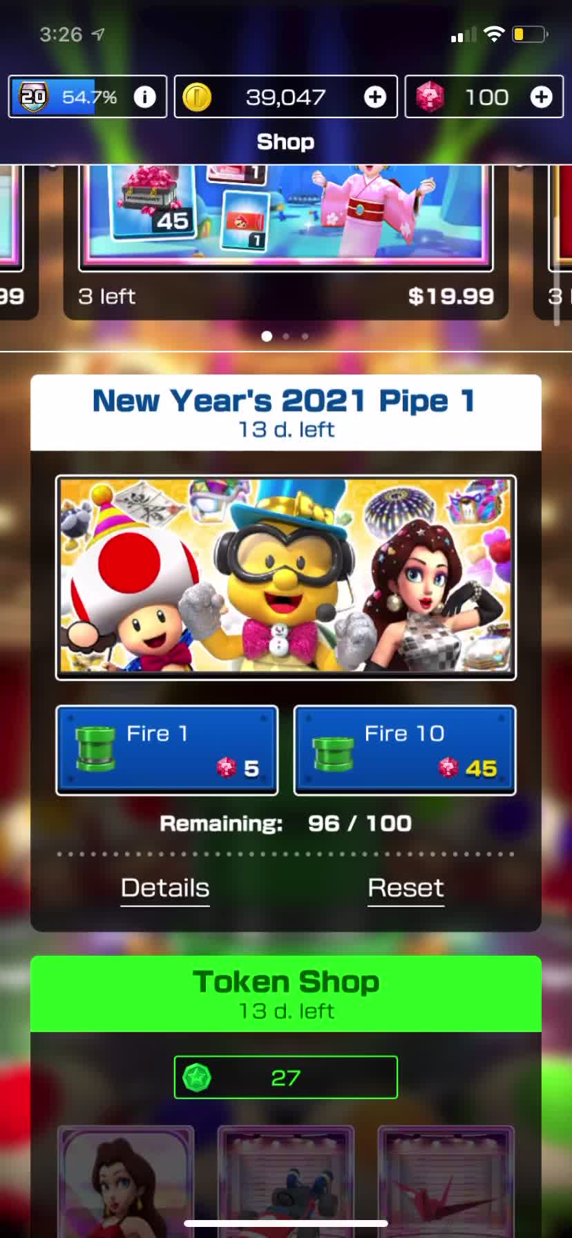 Mario Kart Tour - Best Pipe Opening Ever (New Year’s 2021 Tour High End ...