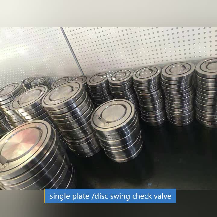 single disc wafer type swing check valve