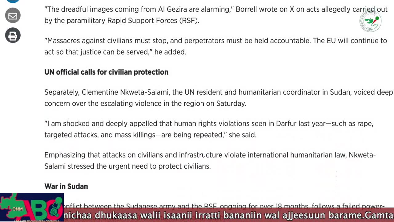 Oduu Galgala Onm Abo Onkoloolessa 28 2024 Itti Dhiyaadhaa