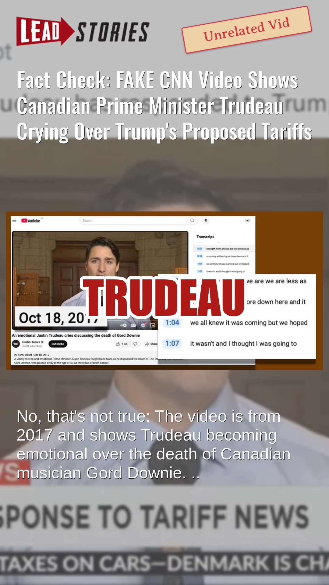 Fact Check: FAKE CNN Video Shows Canadian Prime Minister Trudeau Crying ...