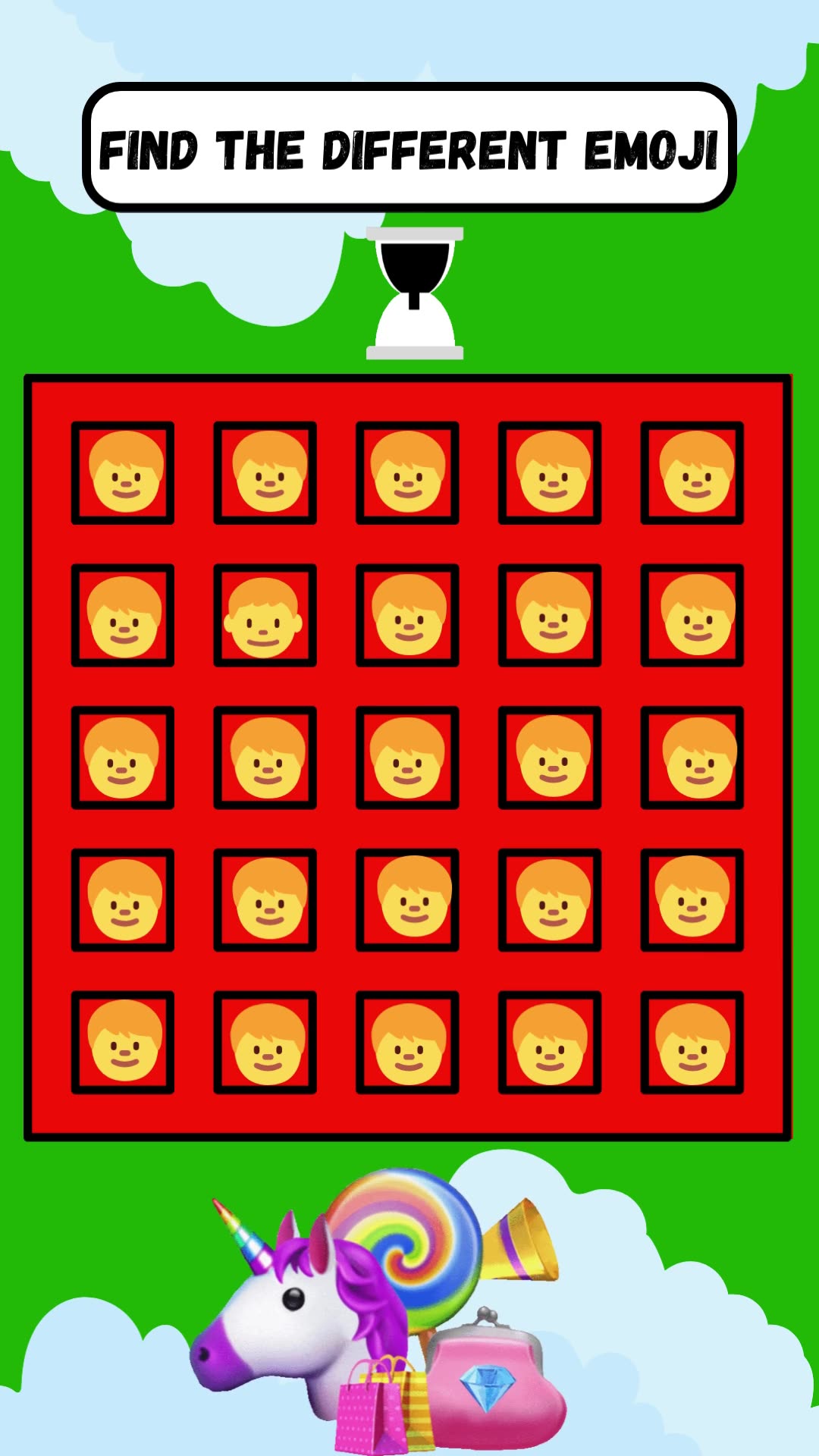 Find the Different Emoji! 🧐 - The Visual Perception Game #quiz #riddles ...