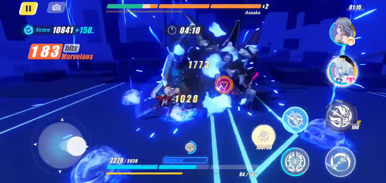 Honkai Impact 3rd - Memorial Arena Exalted Vs Assaka SS Difficulty Retry Feb 1 2023