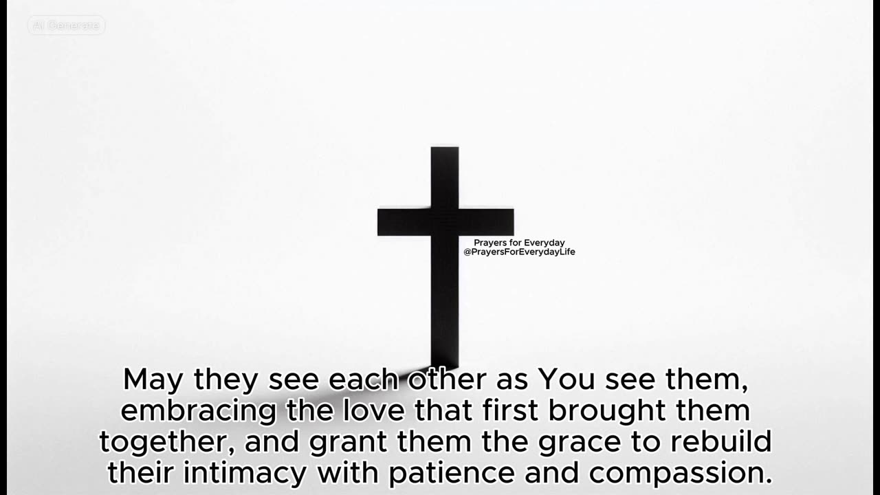 Physical Intimacy Restoration | Marriage Prayer