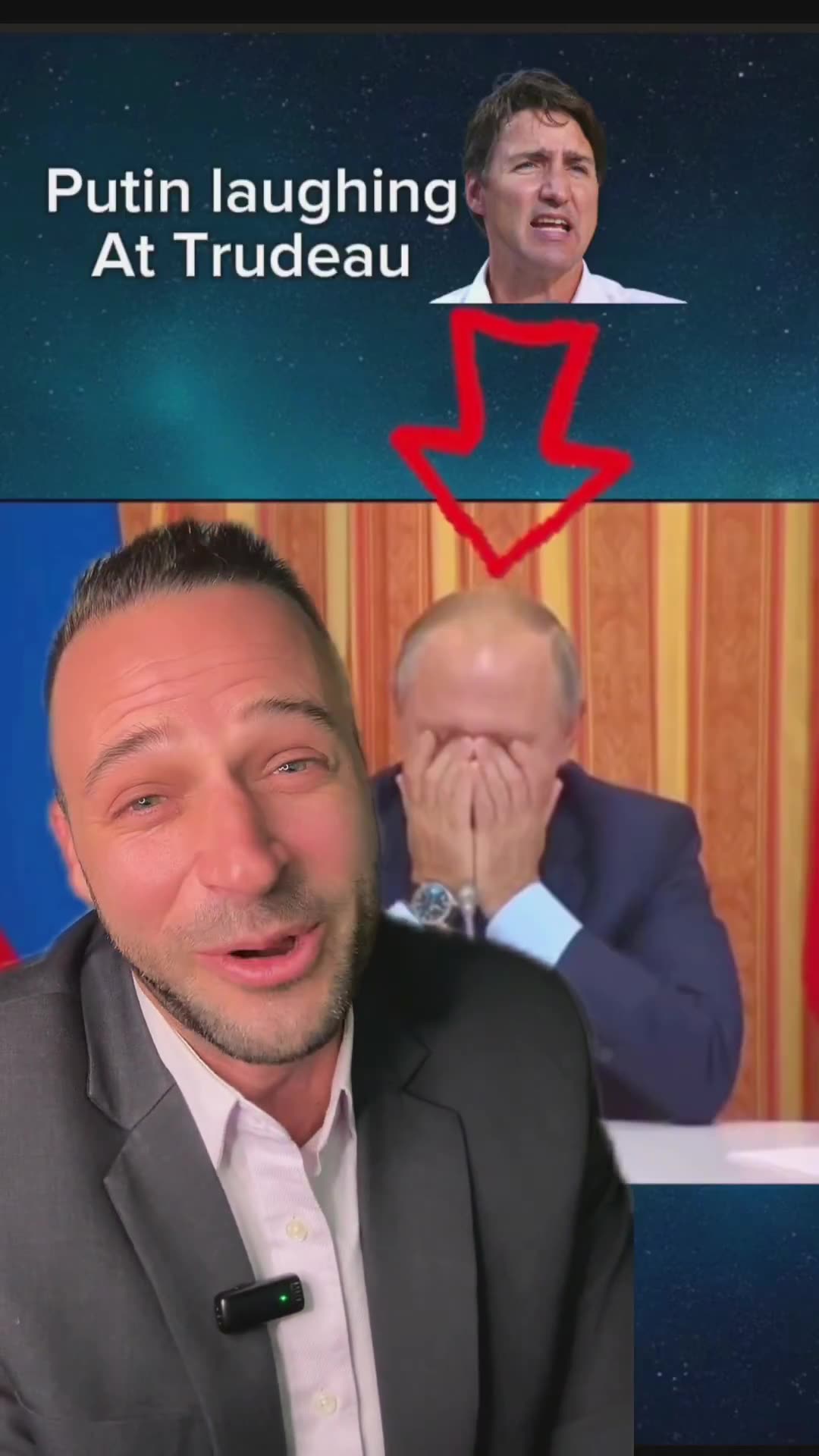 Why is Vladimir Putin laughing at Justin Trudeau?