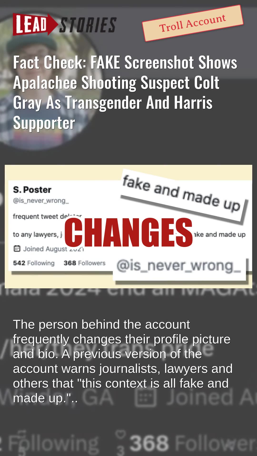 Fact Check: FAKE Screenshot Shows Apalachee Shooting Suspect Colt Gray ...