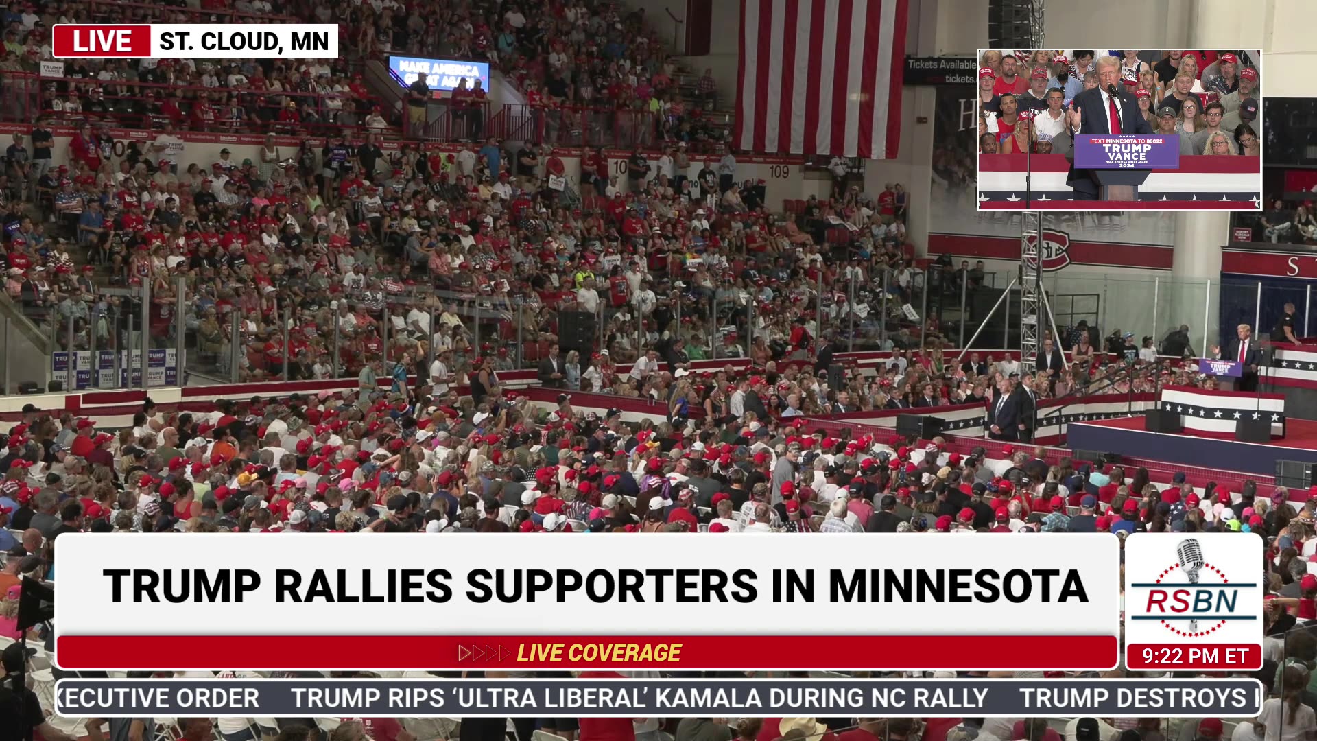 FULL SPEECH: President Trump speaks at Rally in St. Cloud, Minnesota ...