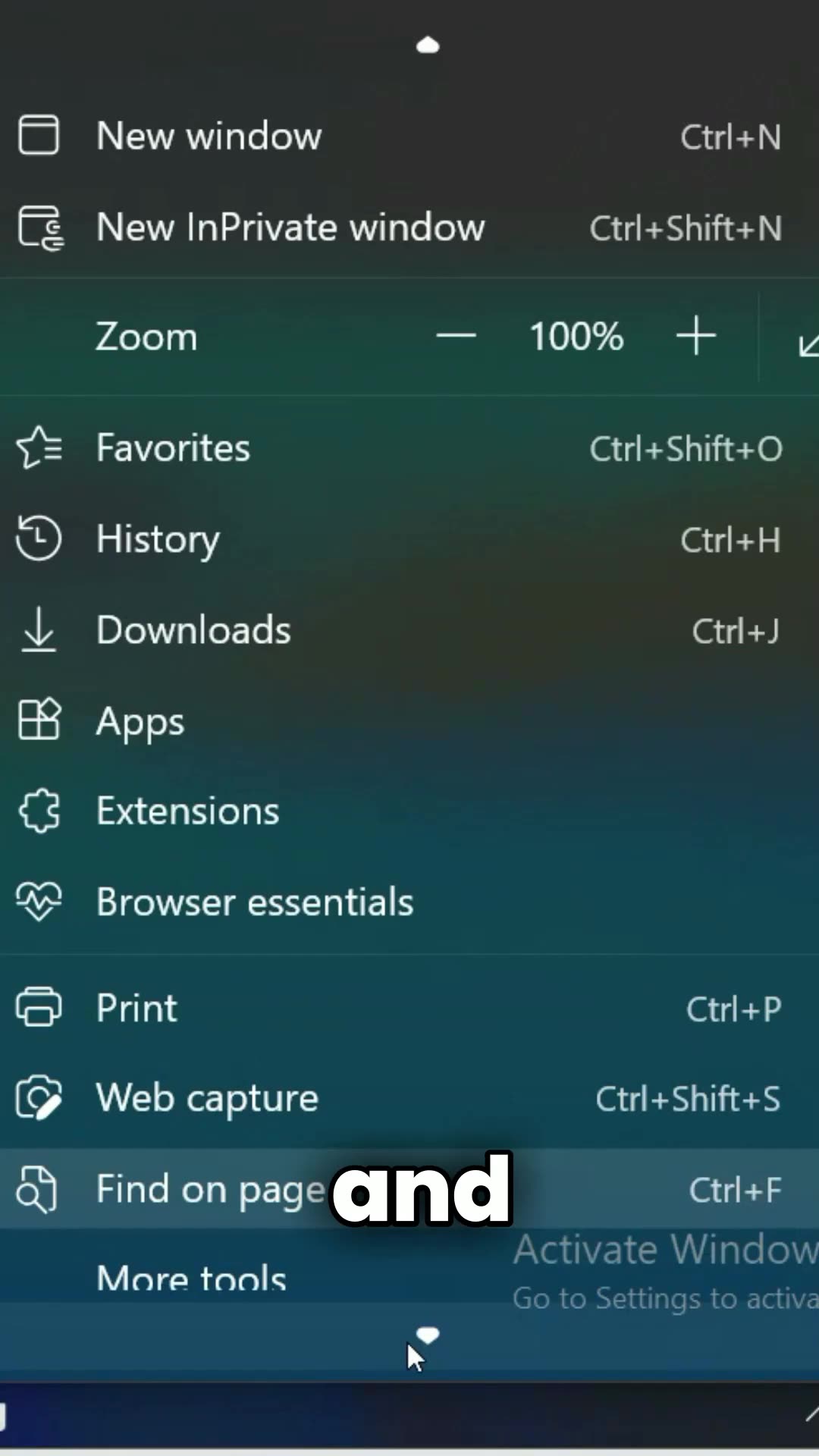 Block Sidebar apps notifications in Microsoft edge
