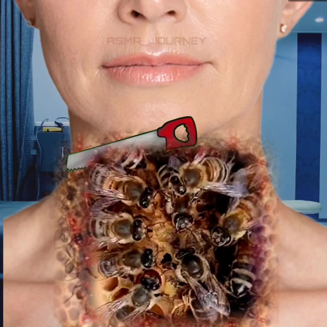 "Calm ASMR: Maggot Extraction in Medical Animation"