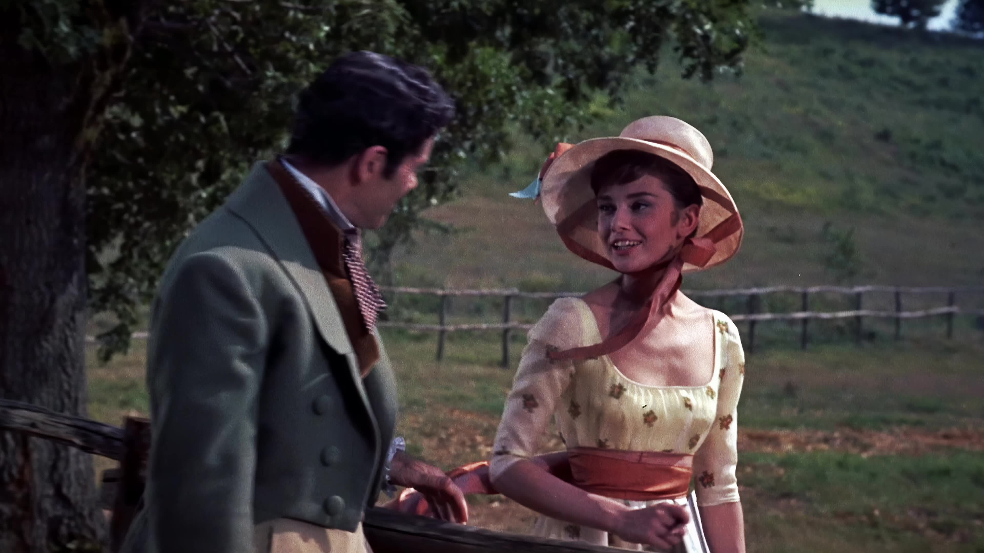 Audrey Hepburn 1956 War And Peace scene 2 remastered 4k