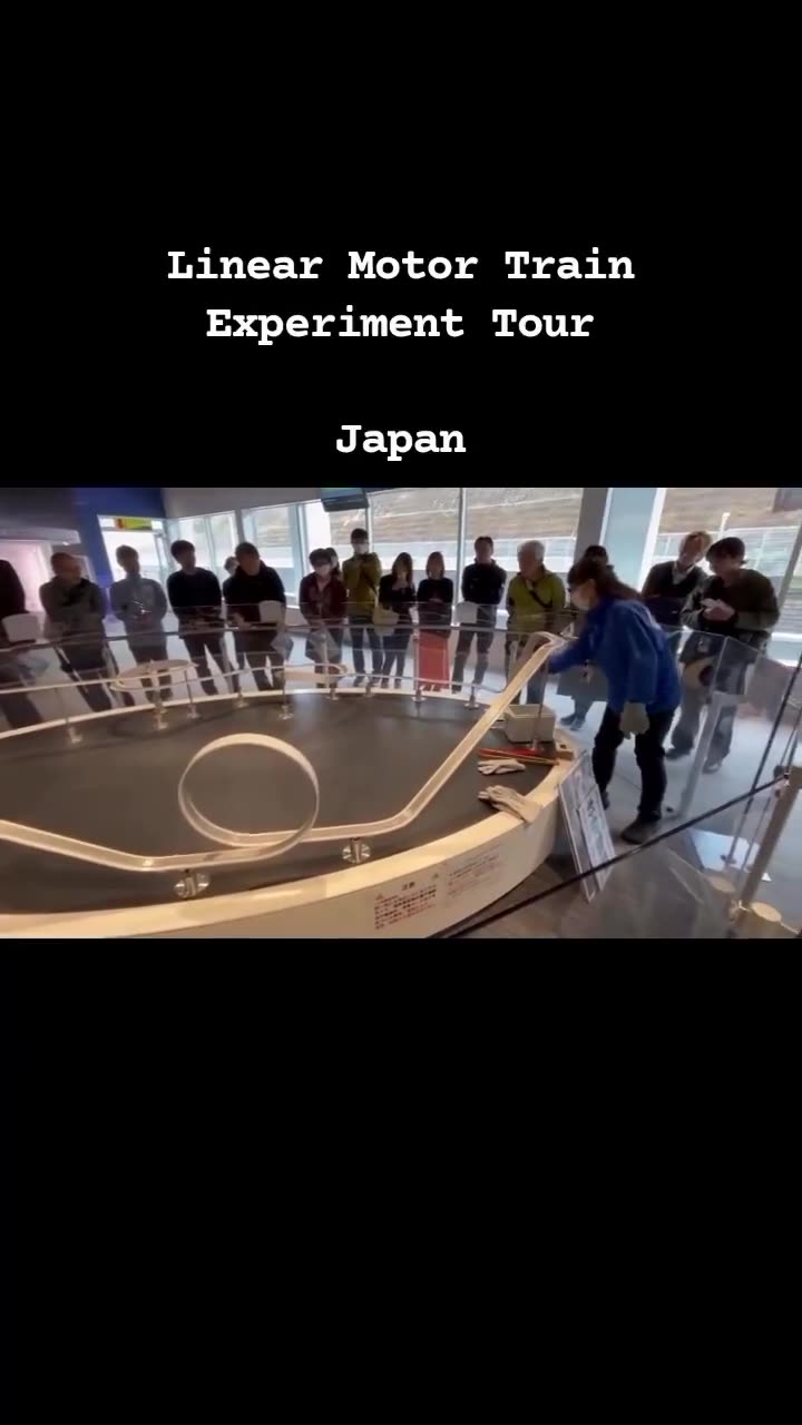 Linear Motor Train Experiment Museum In Yamanashi Japan