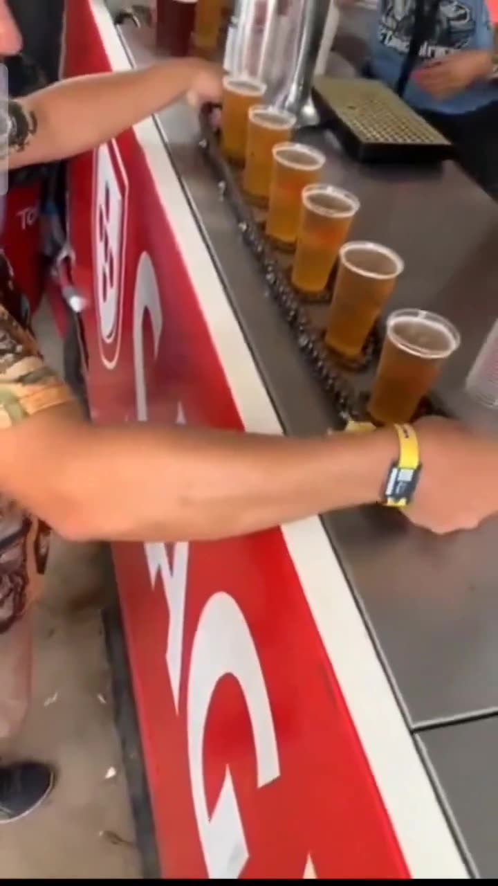 That's how bikers buy beer