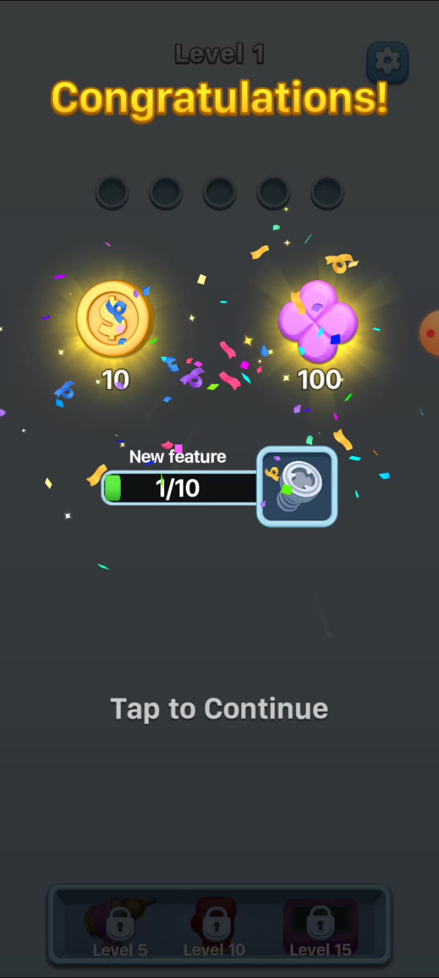 Screw Frenzy ASMR Level 1