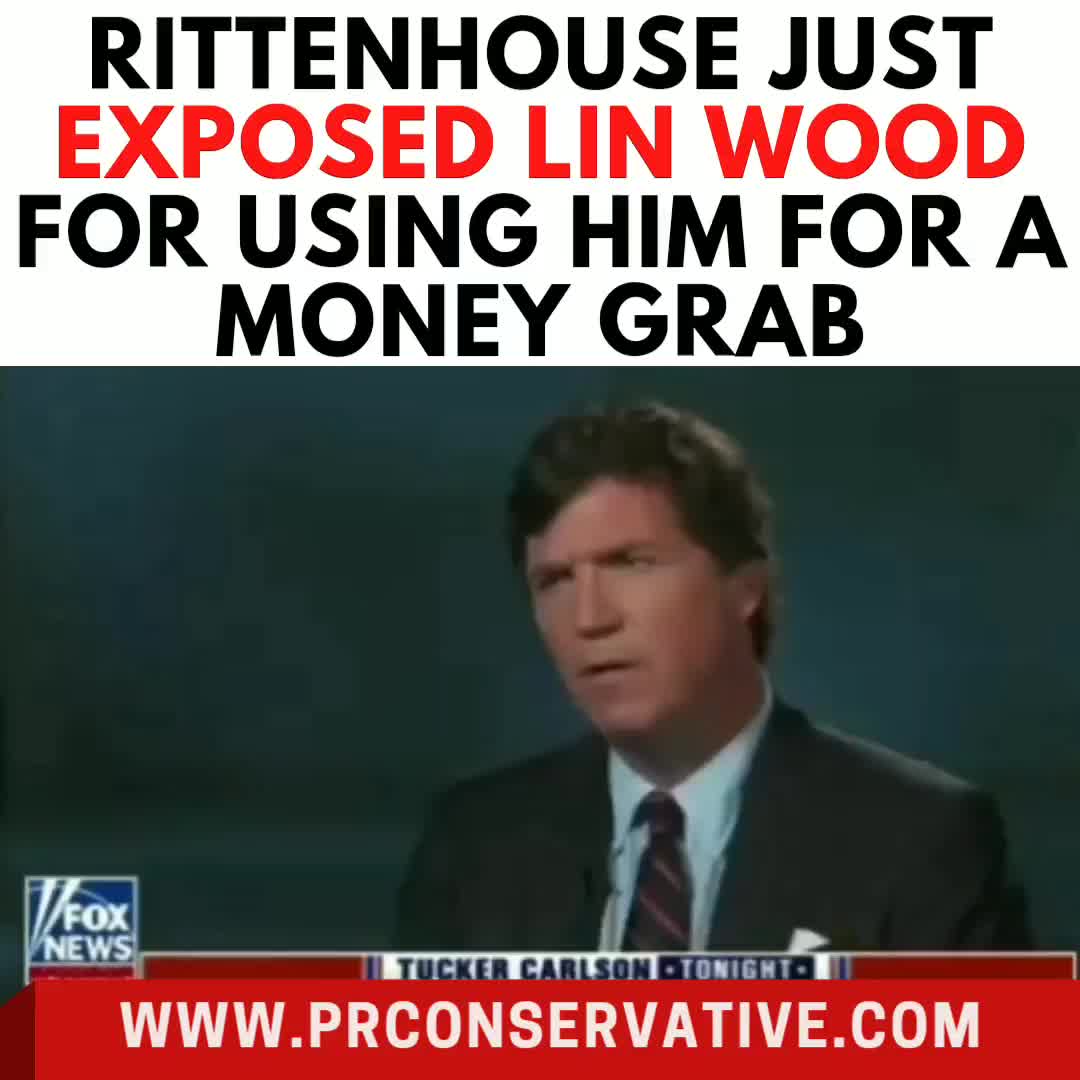 Rittenhouse just exposed Lin Wood for using him for a quick cash grab!