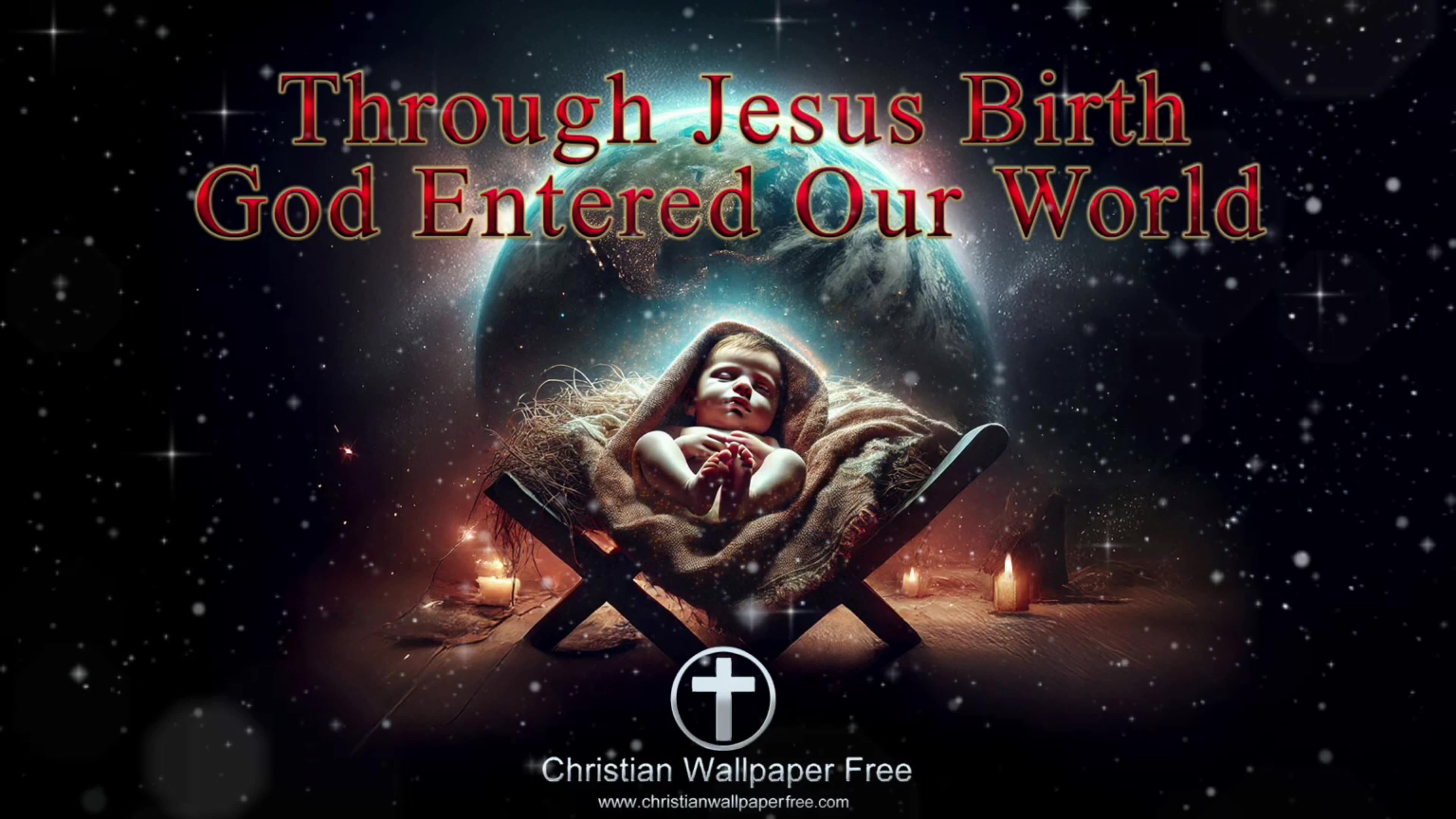 Through Jesus Birth God Entered The World #saviorisborn #saviourborn # ...
