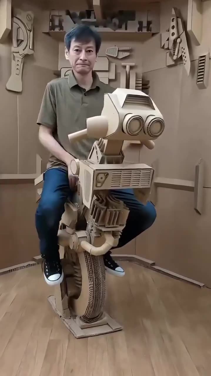 Cardboard Cosplayer
