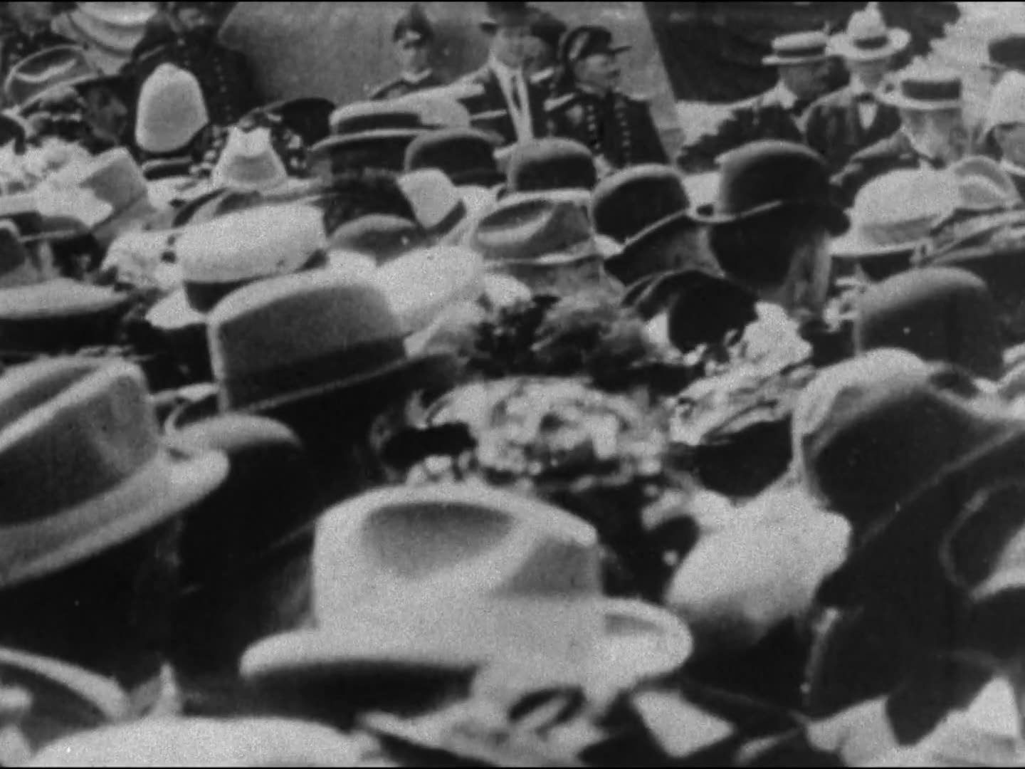 Mob Outside The Temple Of Music At The Pan-American Exposition (1901 ...