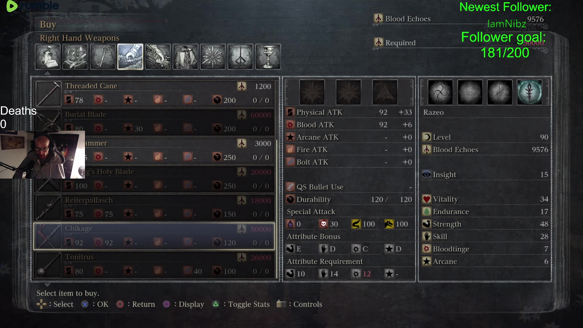 Bloodborne 1st playthrough series - Ep 7. Bald hunter hunts bosses ...