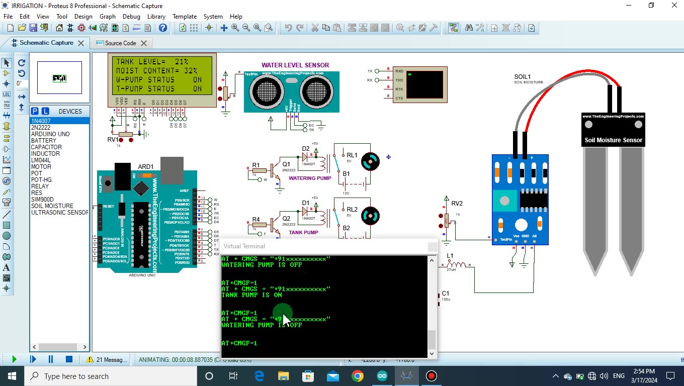 Automatic Plant Watering System using Arduino & Soil Moisture Sensor ...