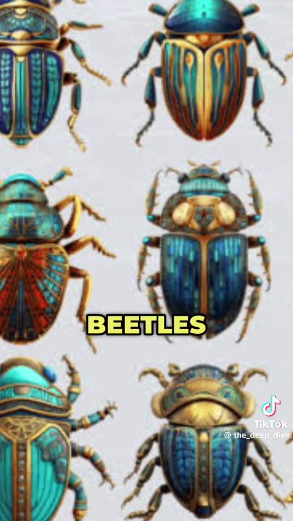 HAVE YOU EVER NOTICED THE PREVALENCE OF BEETLES IN ANCIENT EGYPTIAN ART?
