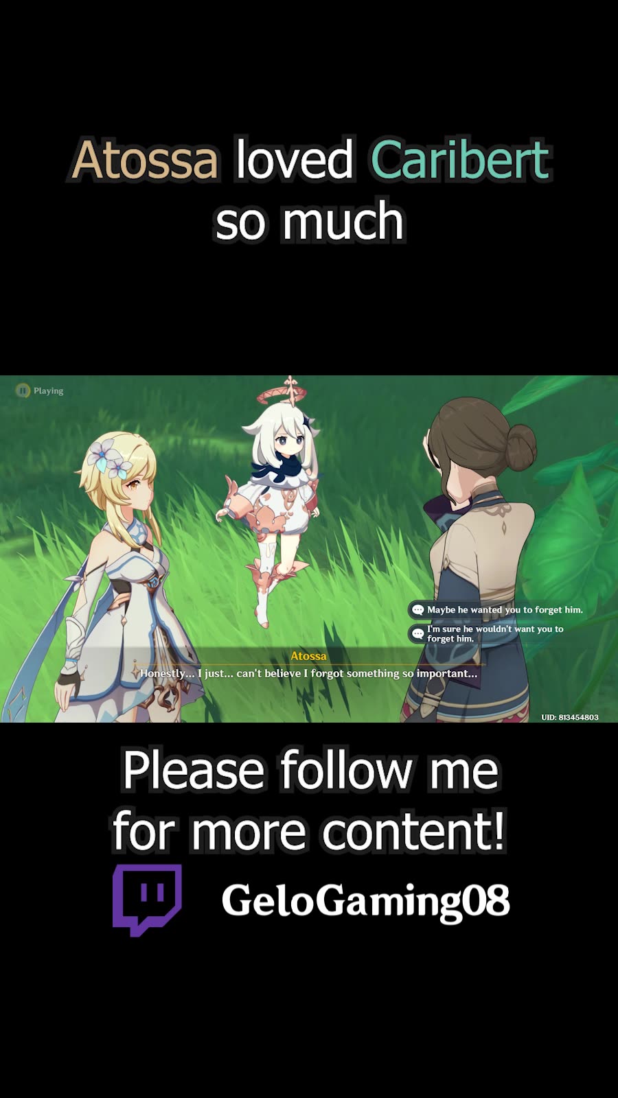 When Atossa revealed her love for Caribert 1