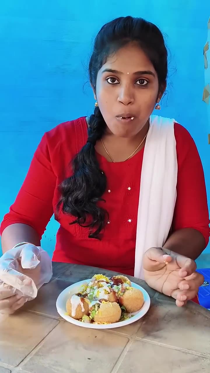 Dahi Puri Taste with Tom 🍓 Jerry Mom 😂🎈 #shorts