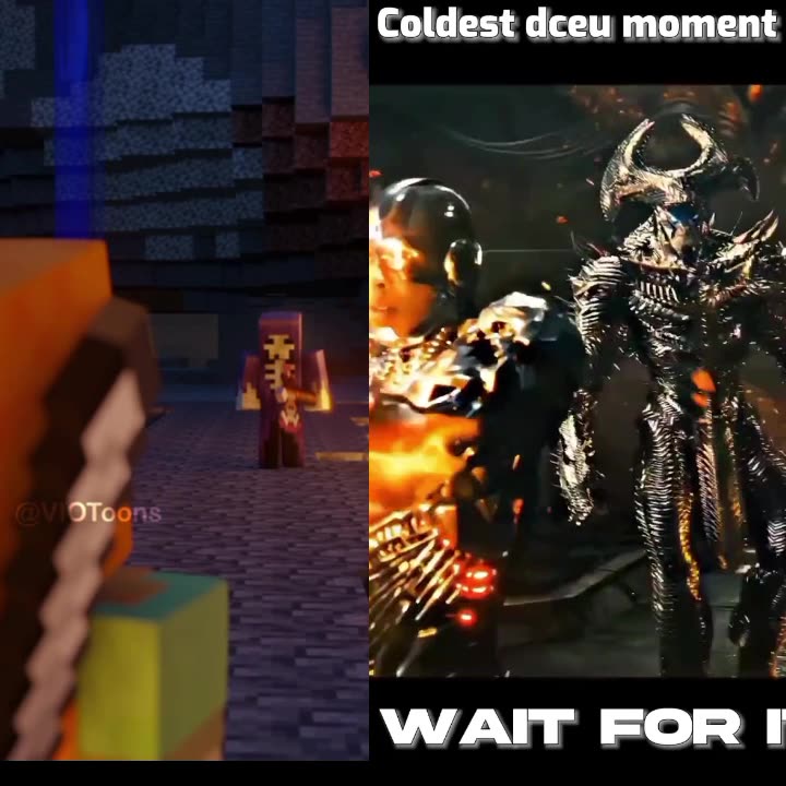 Minecraft heroinbrine vs dcu Superman coolest moment