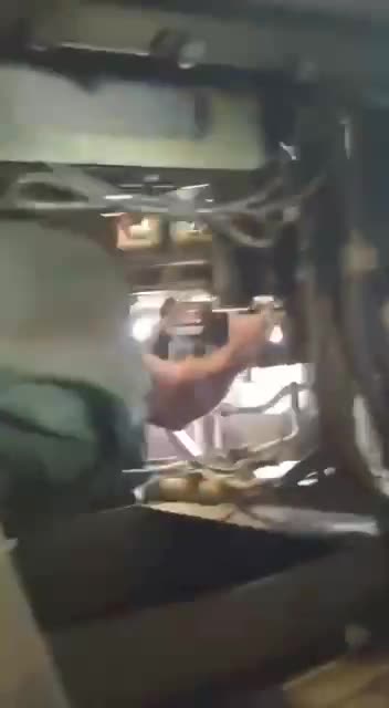 Inside Russians BMP-3 in combat mode