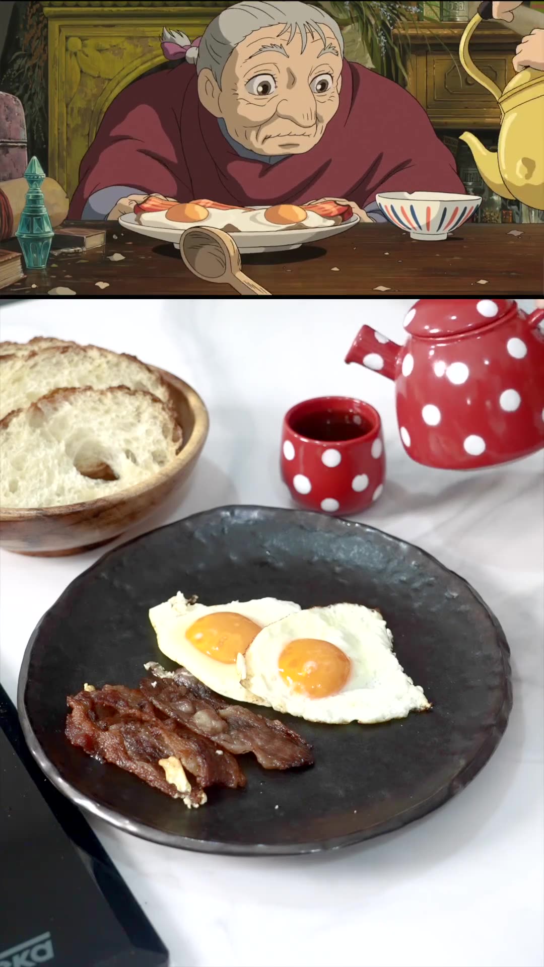 make a delicious breakfast menu similar to an animated video😍