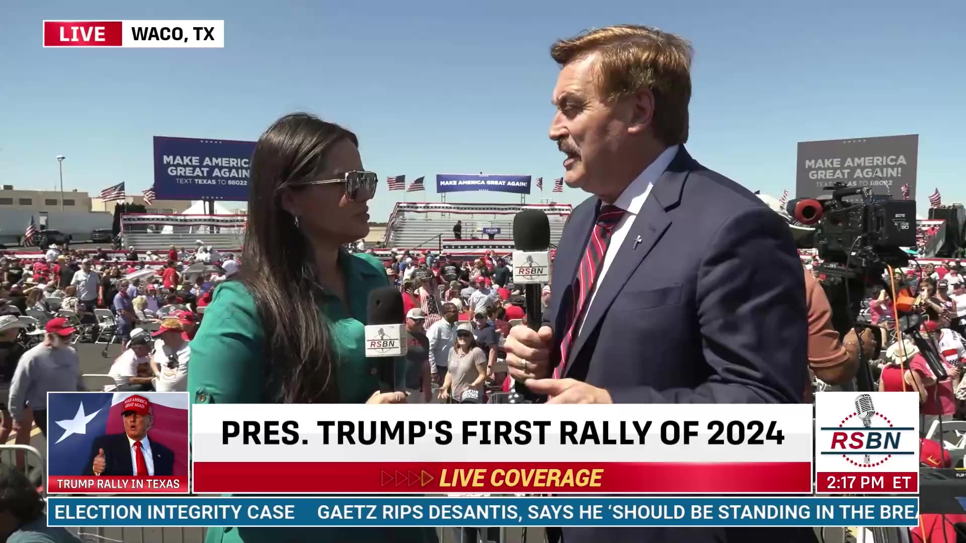 FULL EVENT: President Trump Holds First 2024 Campaign Rally in WACO, TX ...