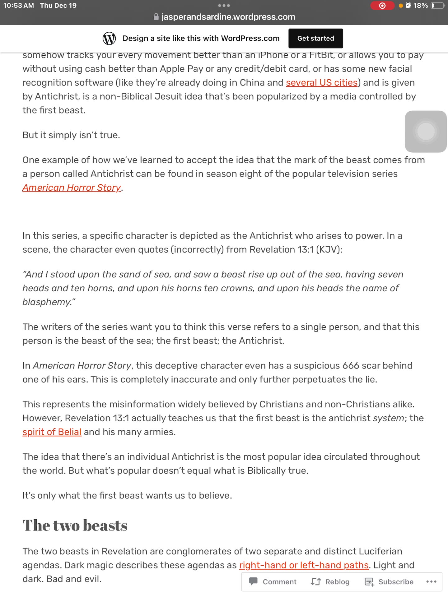 satans patterns 11 minute video