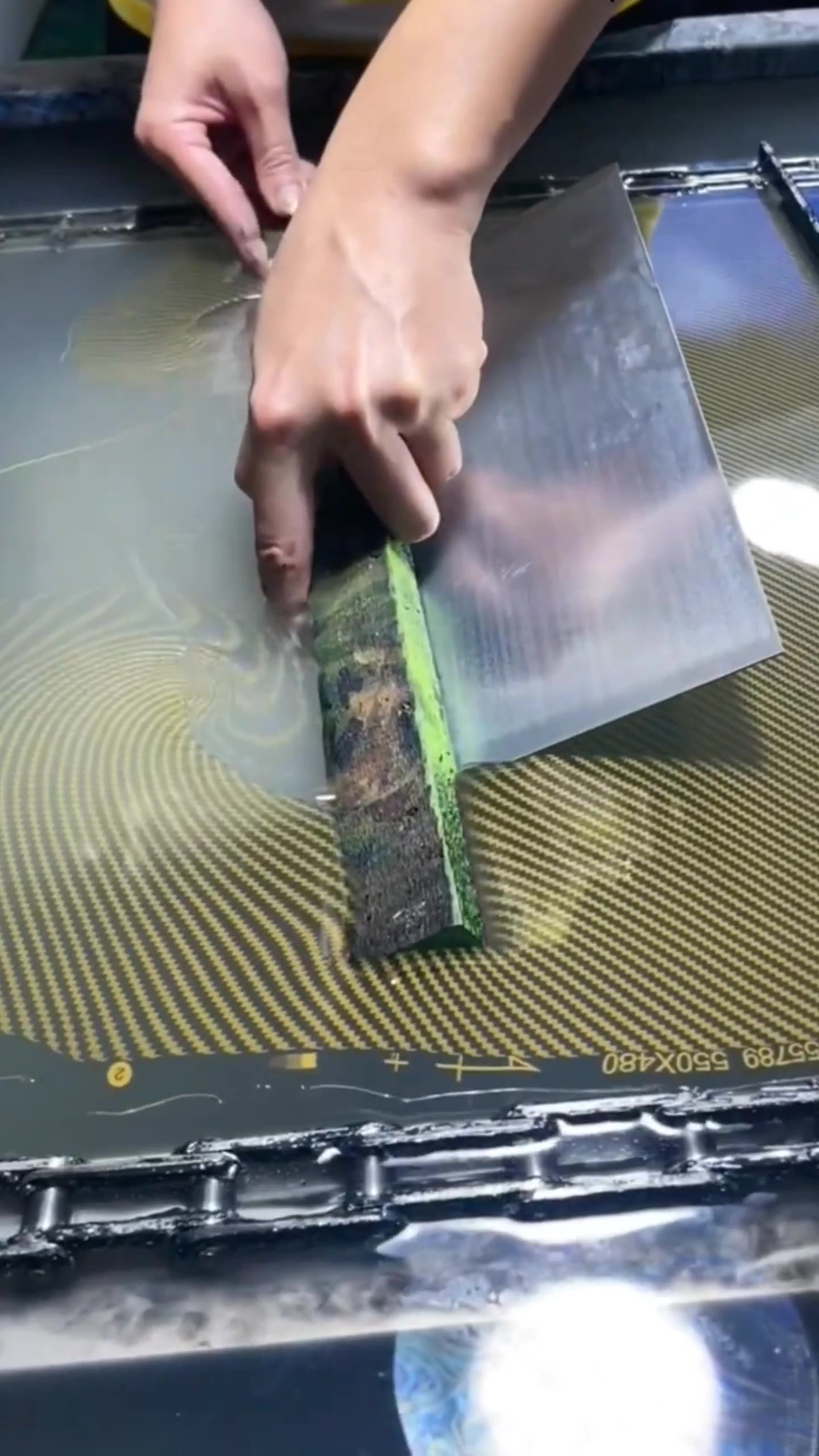 Gold Carbon Water Transfer Printing Film Hydrographic
