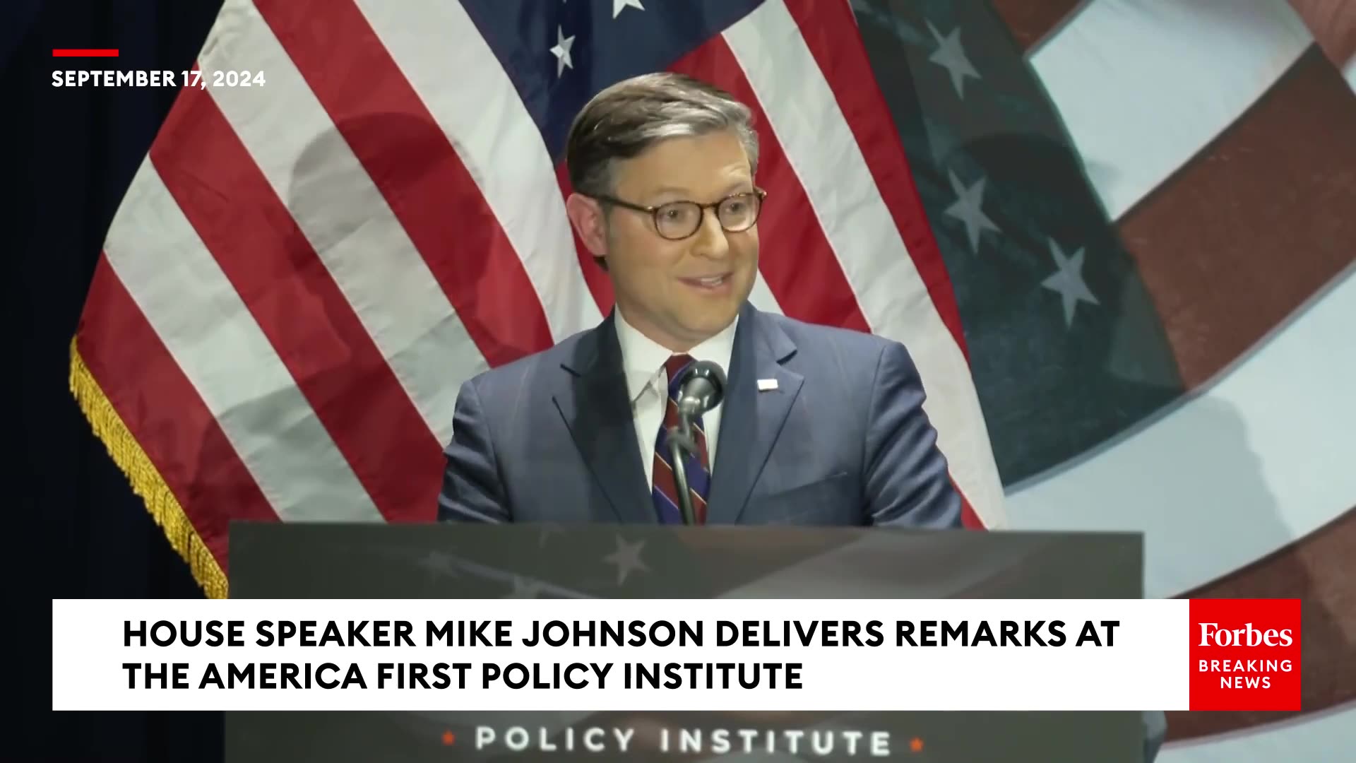 JUST IN Speaker Mike Johnson Blasts 'Comrade Kamala Harris' At America ...