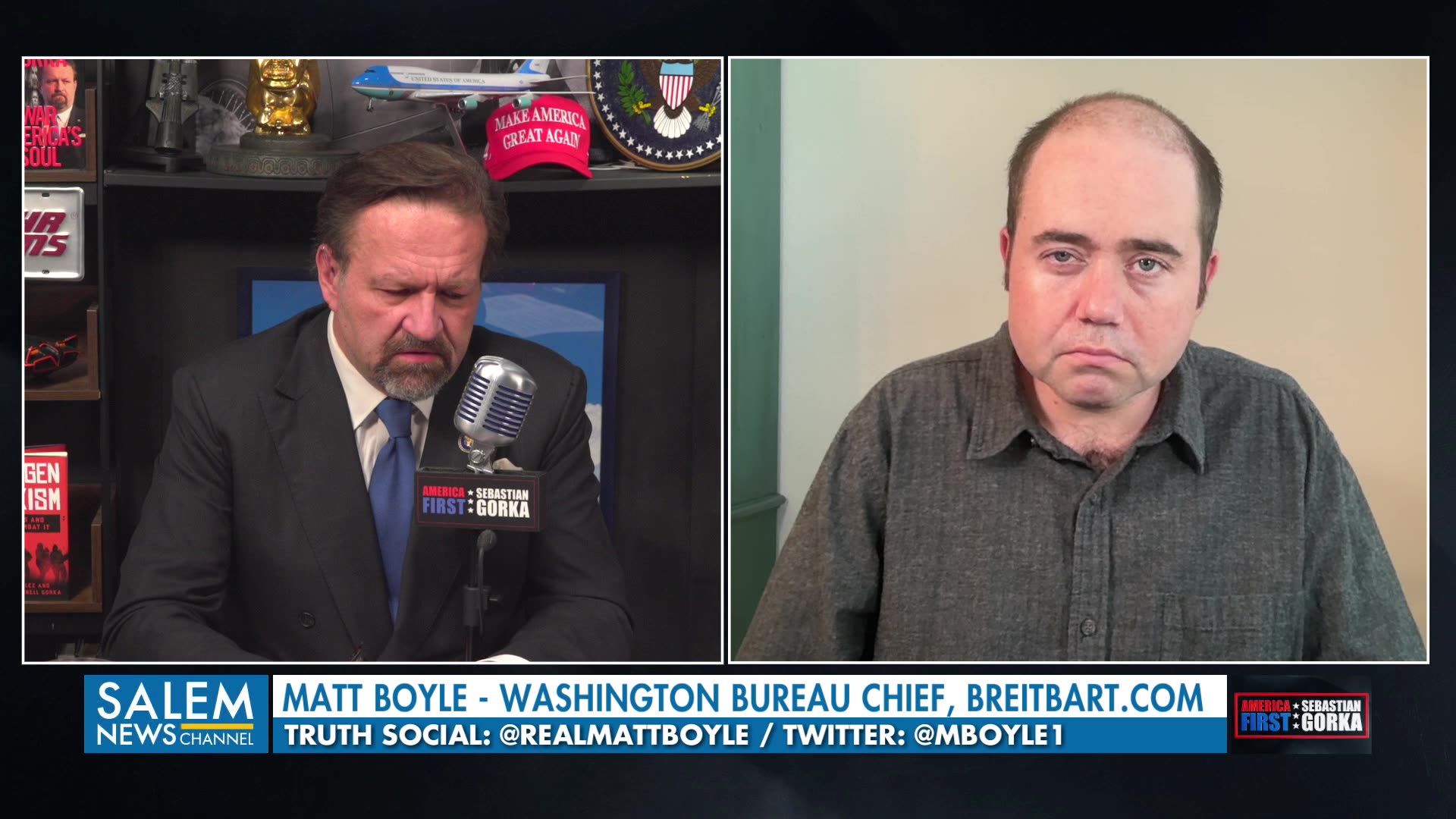 Brit Commies interfere in US elections. Matt Boyle with Sebastian Gorka ...