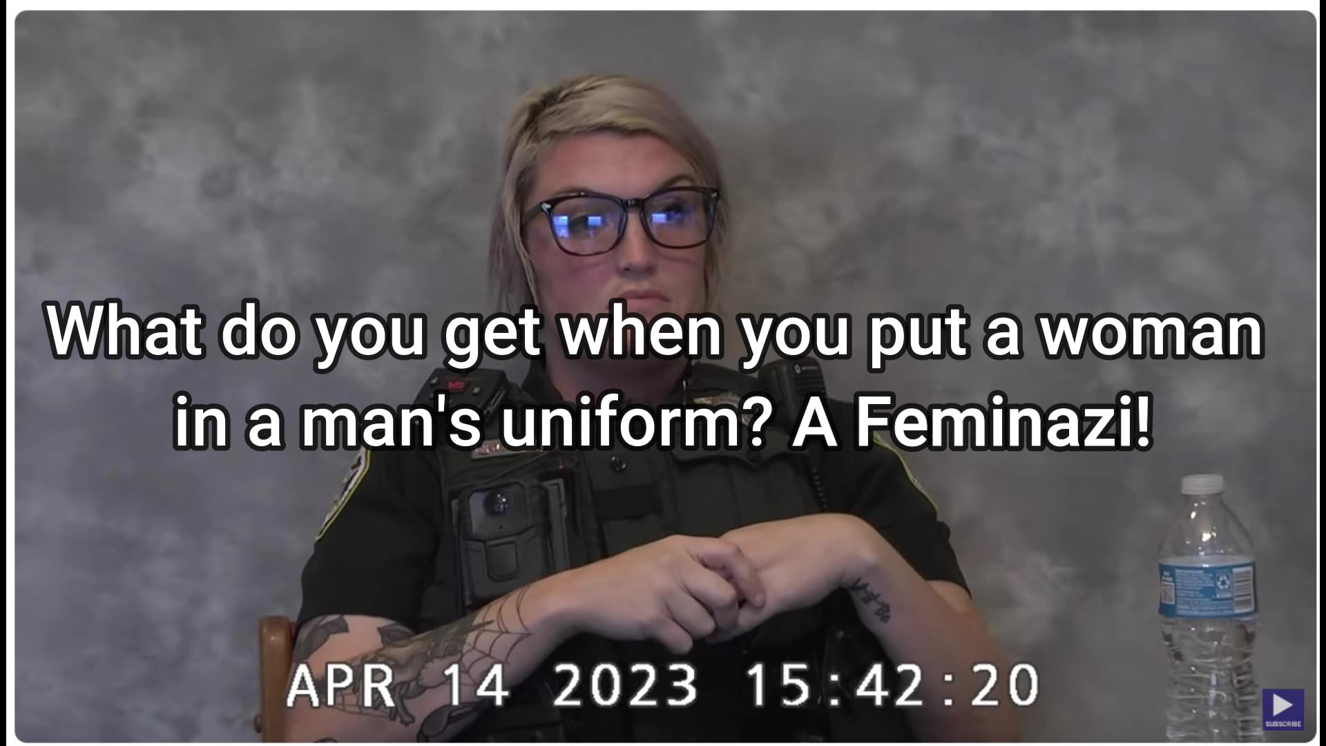 Deputy Sheriff Jayme Gohde is a Feminazi