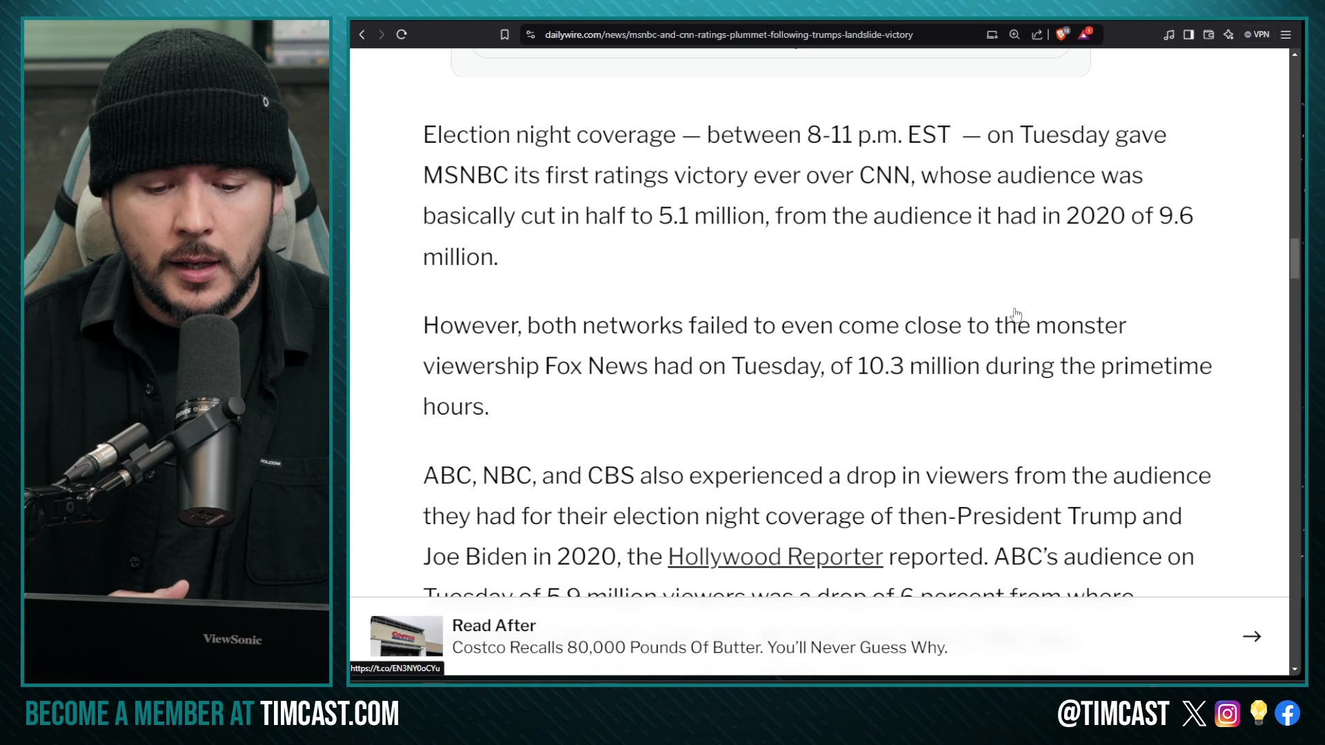 MSNBC & CNN Are DEAD, Ratings Collapse, David Pakman Says TRUMPERS Are ...