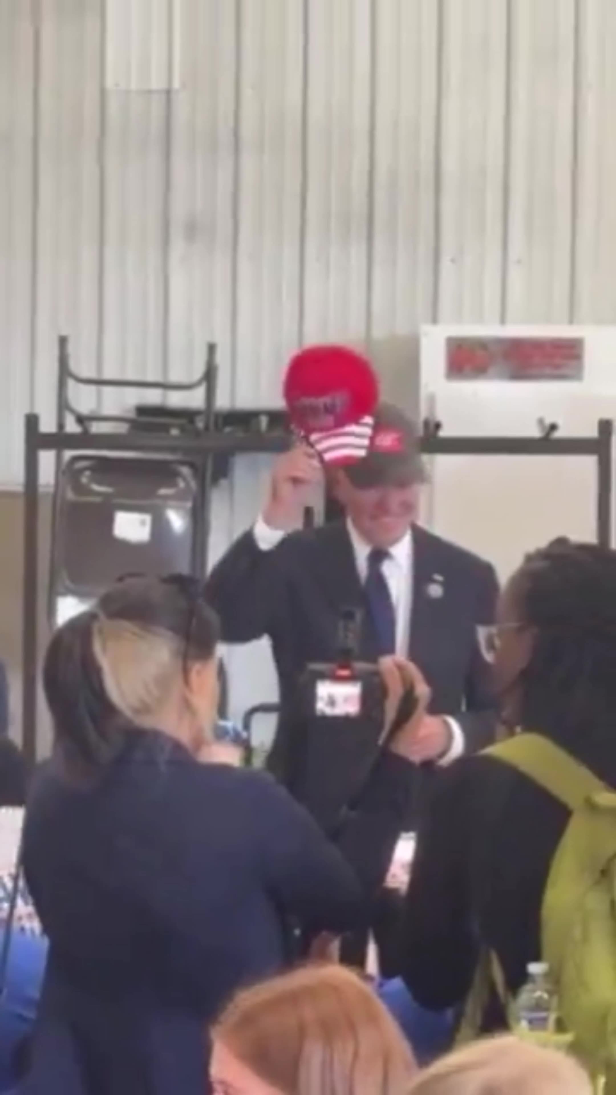 Joe Biden just put on a Trump 2024 campaign cap